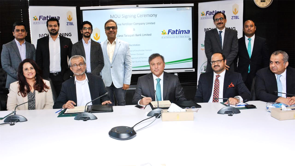 Fatima Fertilizer and ZTBL Sign MOU to Empower Farmers - fatima-group.com